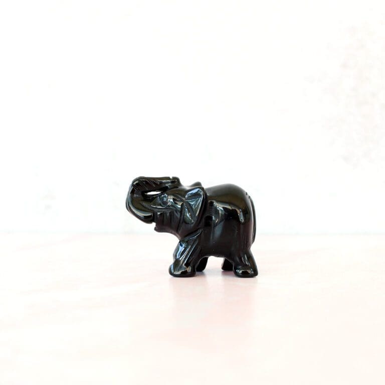 Amethyst Crystal Elephant Figurine | Good Luck, Protection - The ...
