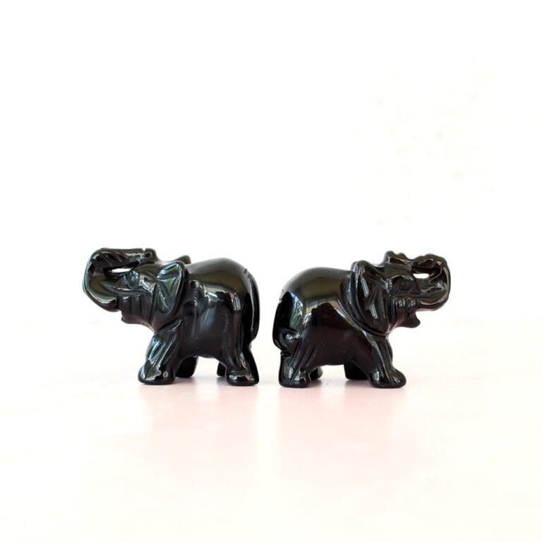 Amethyst Crystal Elephant Figurine | Good Luck, Protection - The ...