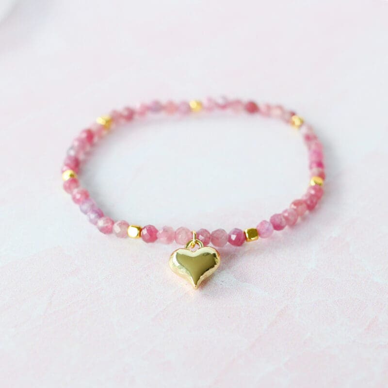 Dainty "Self-Love" Natural Crystal Bracelet Set - The Crystal Elephant